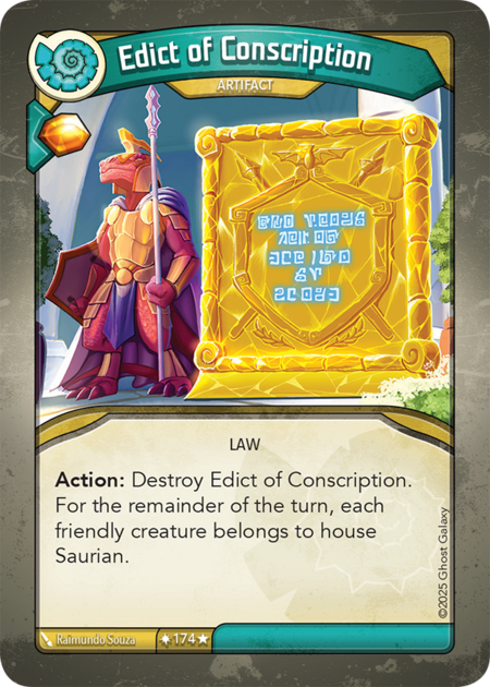 Edict of Conscription - Archon Arcana