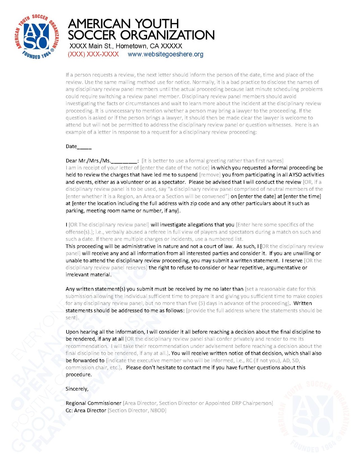 File:Due-Process-DRP-Letter-2020.pdf - AYSO Wiki