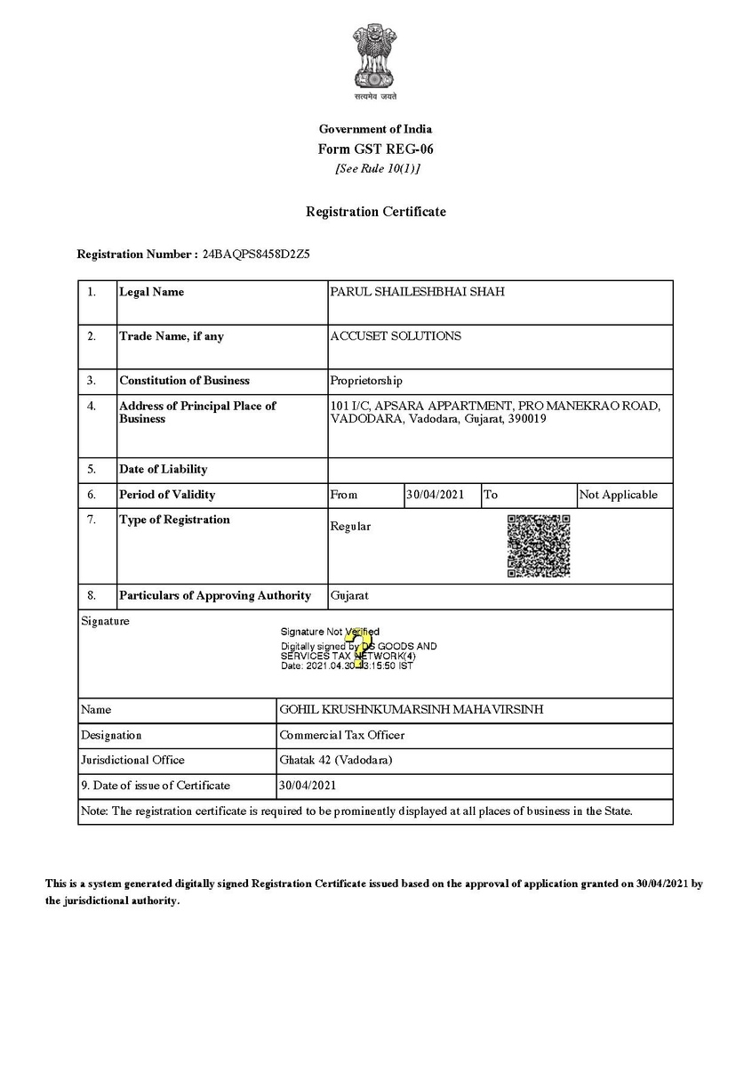 File:ACCUSET GST Certificate.pdf - Internet Computer Wiki