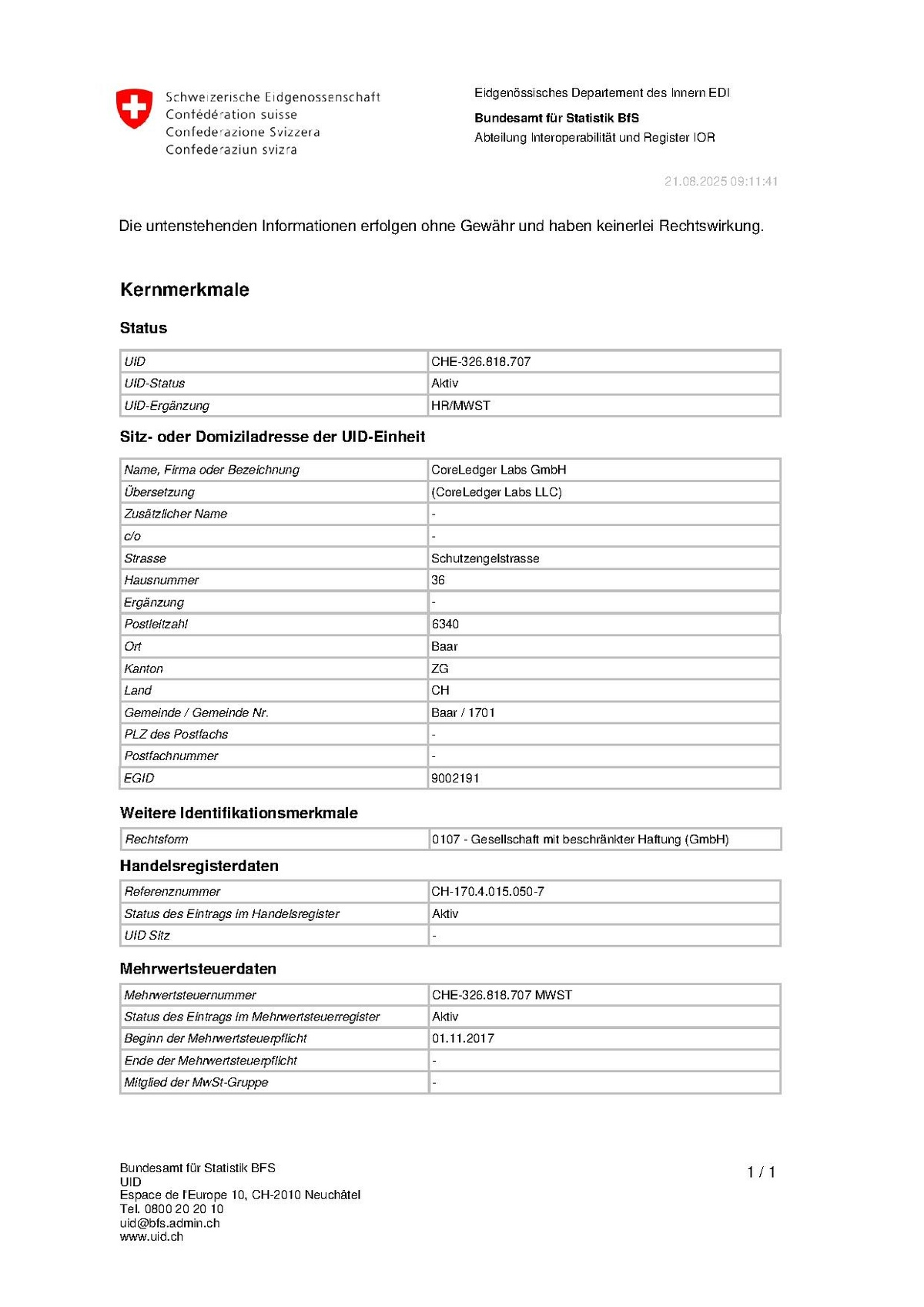 File:CHE326818707-21.08.2025-CoreLedgerLabs.pdf - Internet Computer Wiki