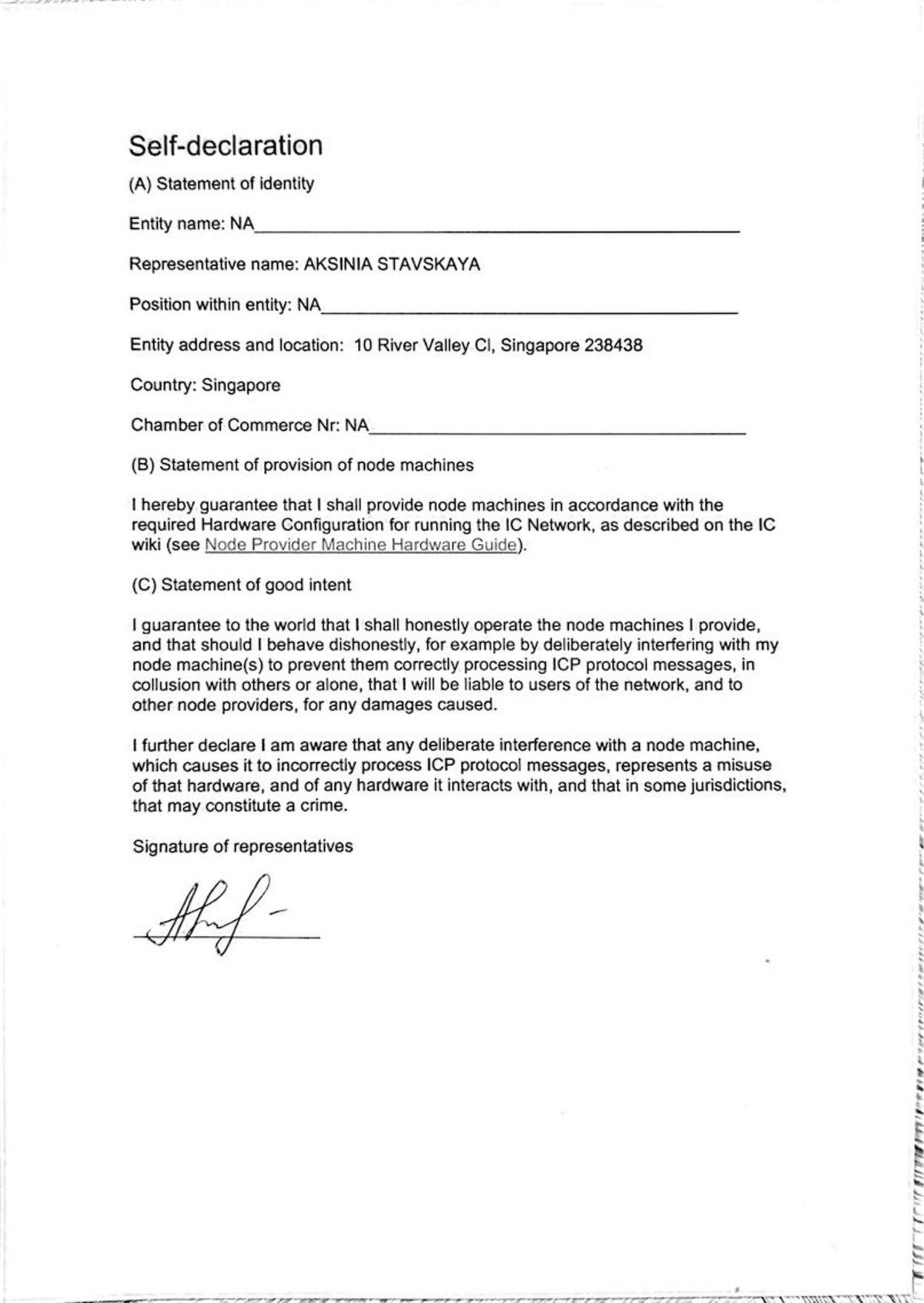 File:Declaration form as.pdf - Internet Computer Wiki