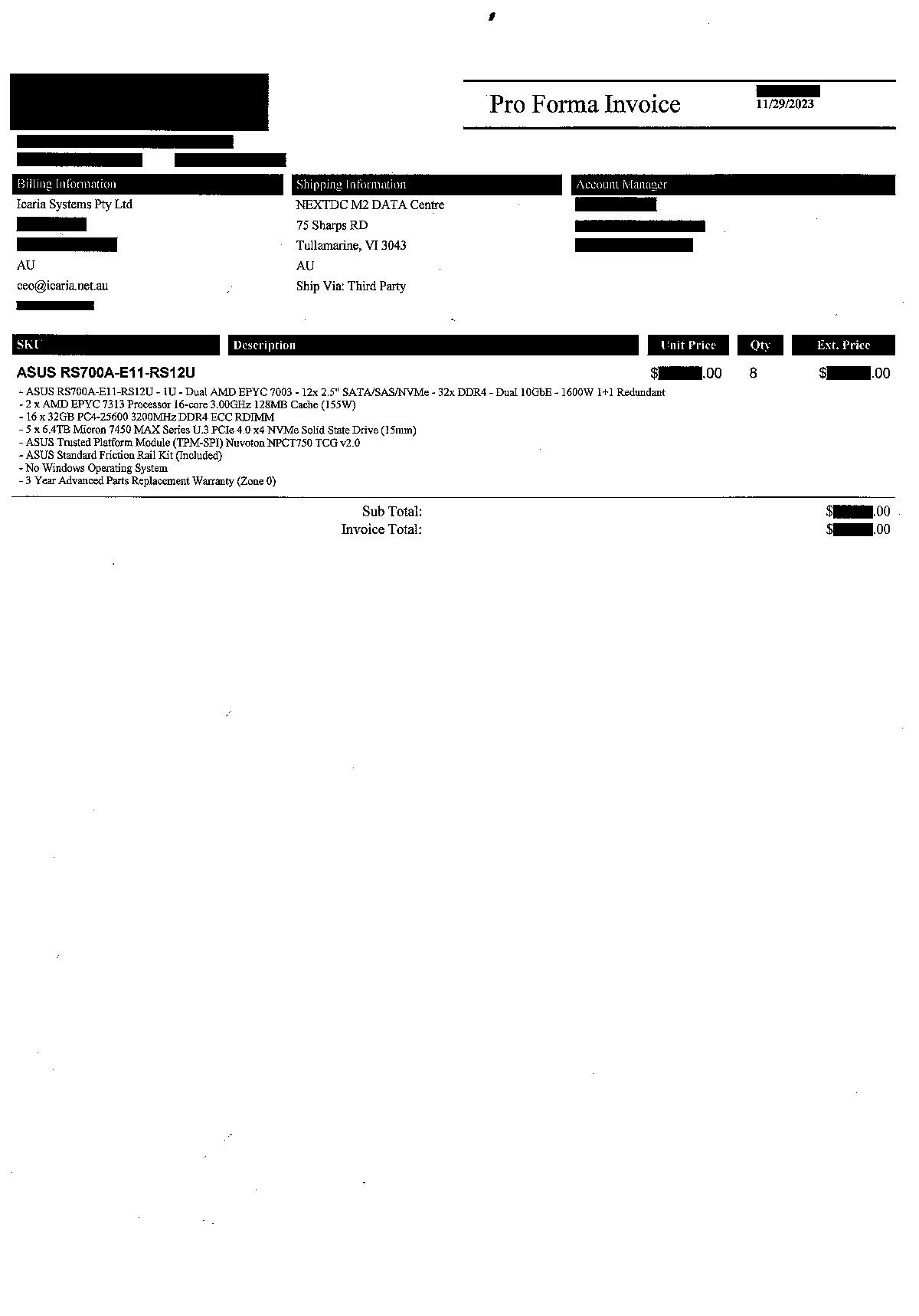 File:Icaria Systems Pty Ltd - Supplier Invoice - 231129-11A-1.pdf ...