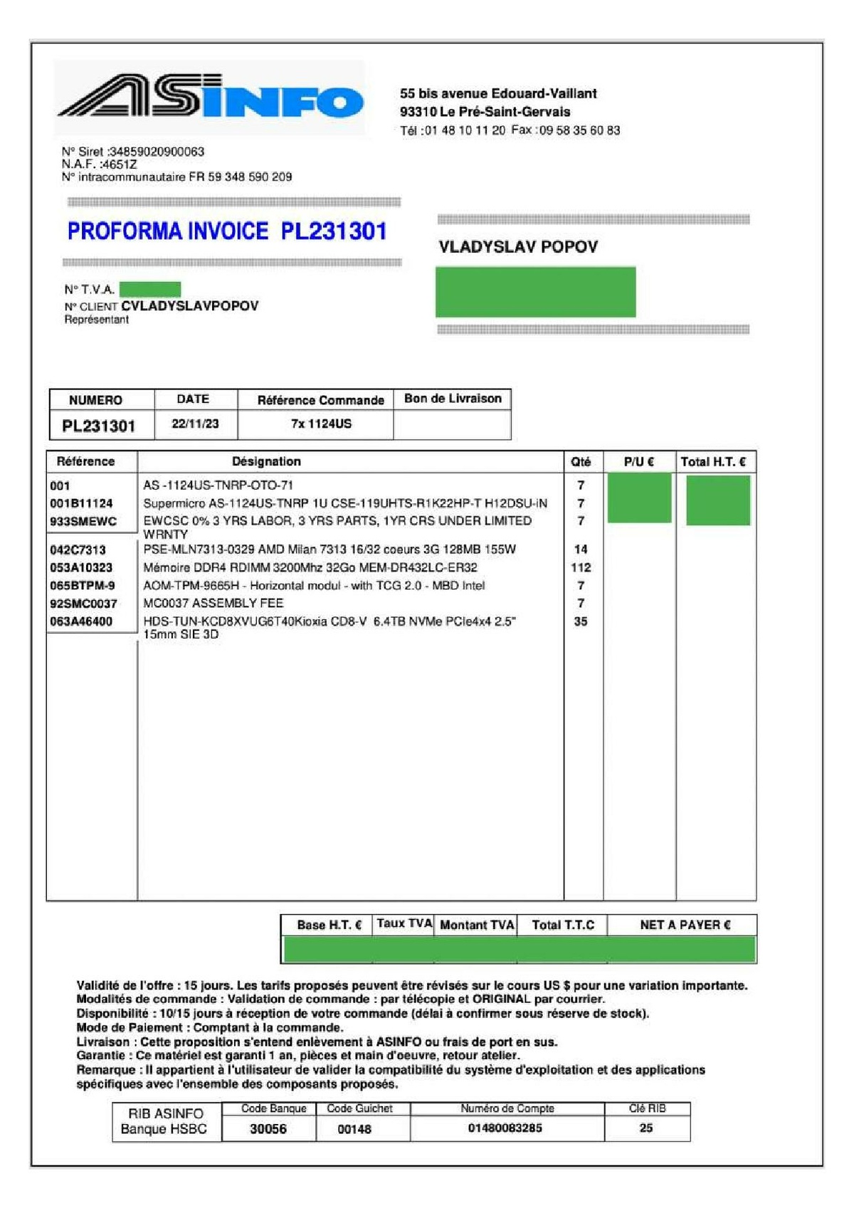 File:Proforma Invoice PL231301.pdf - Internet Computer Wiki