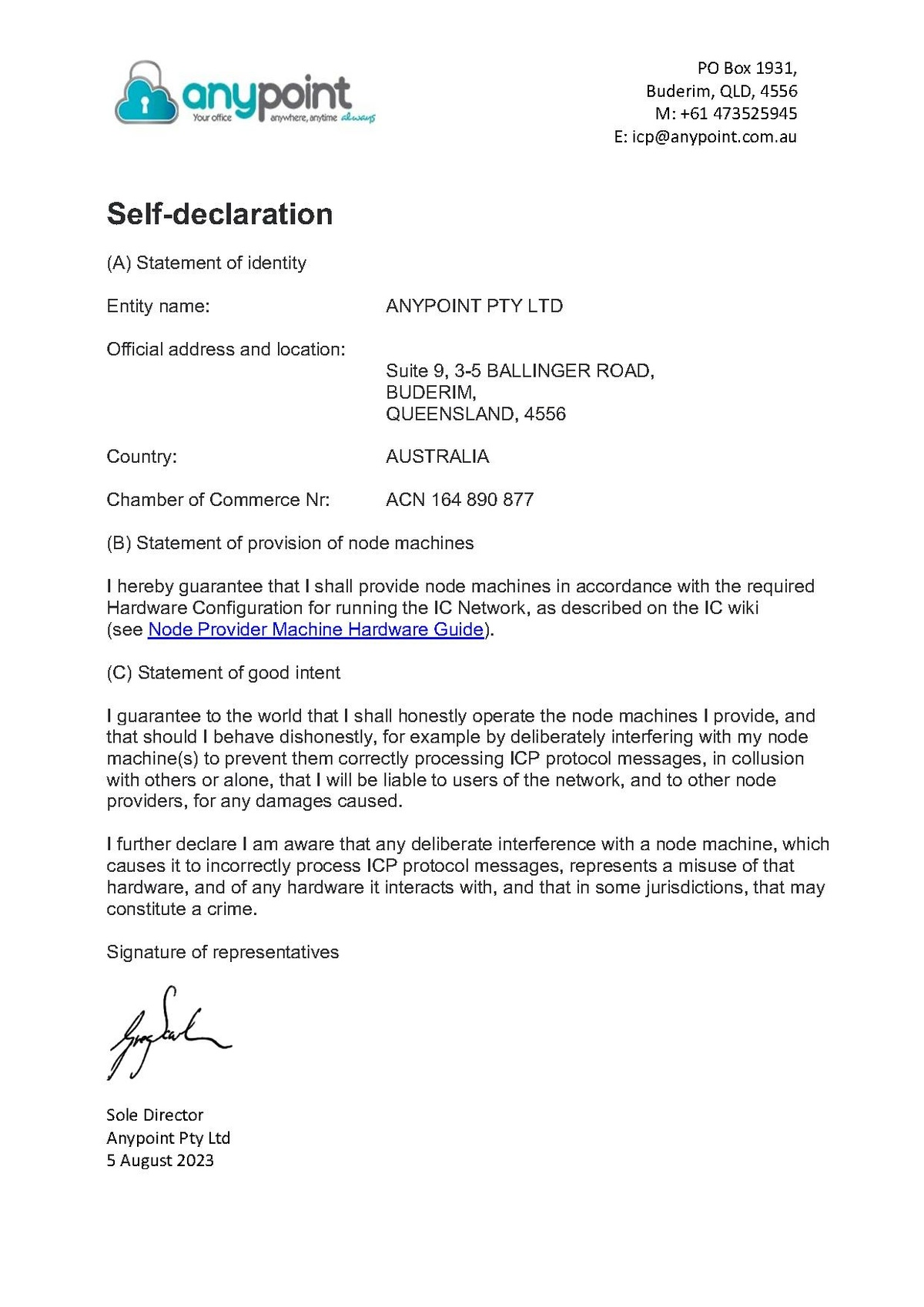 File:SelfDeclaration-ICP.pdf - Internet Computer Wiki