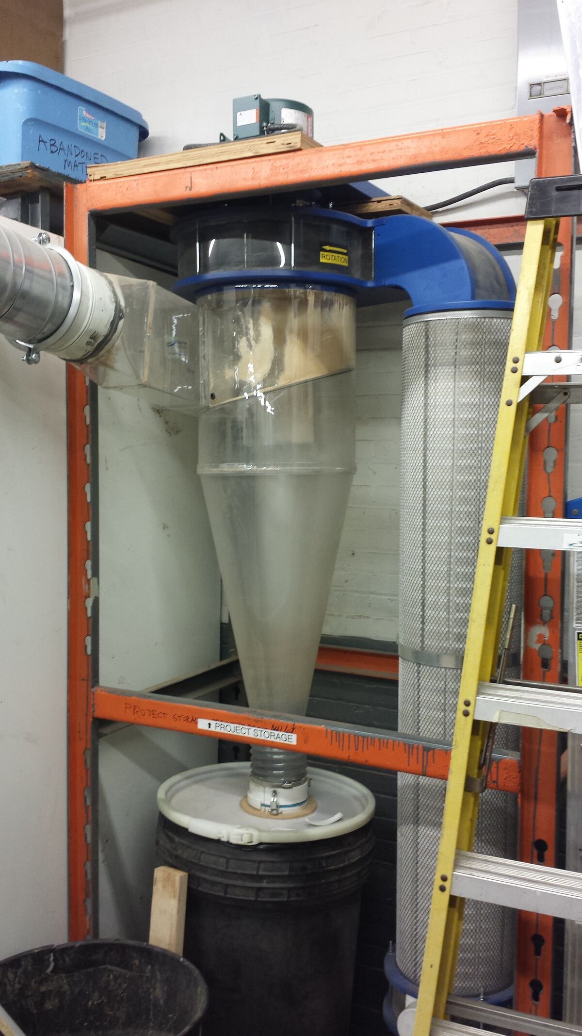 Retired clearvue Dust Collector - Pumping Station One