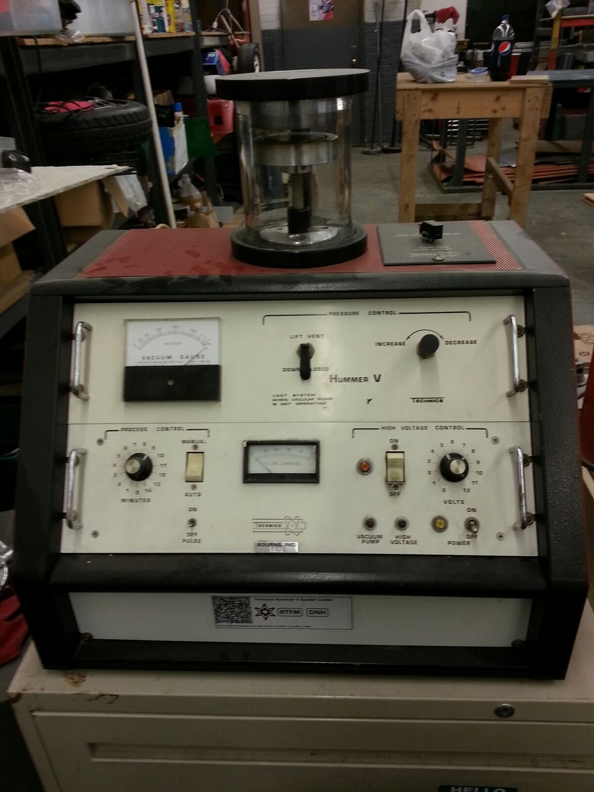 Technics Hummer V Sputter Coater - Pumping Station One