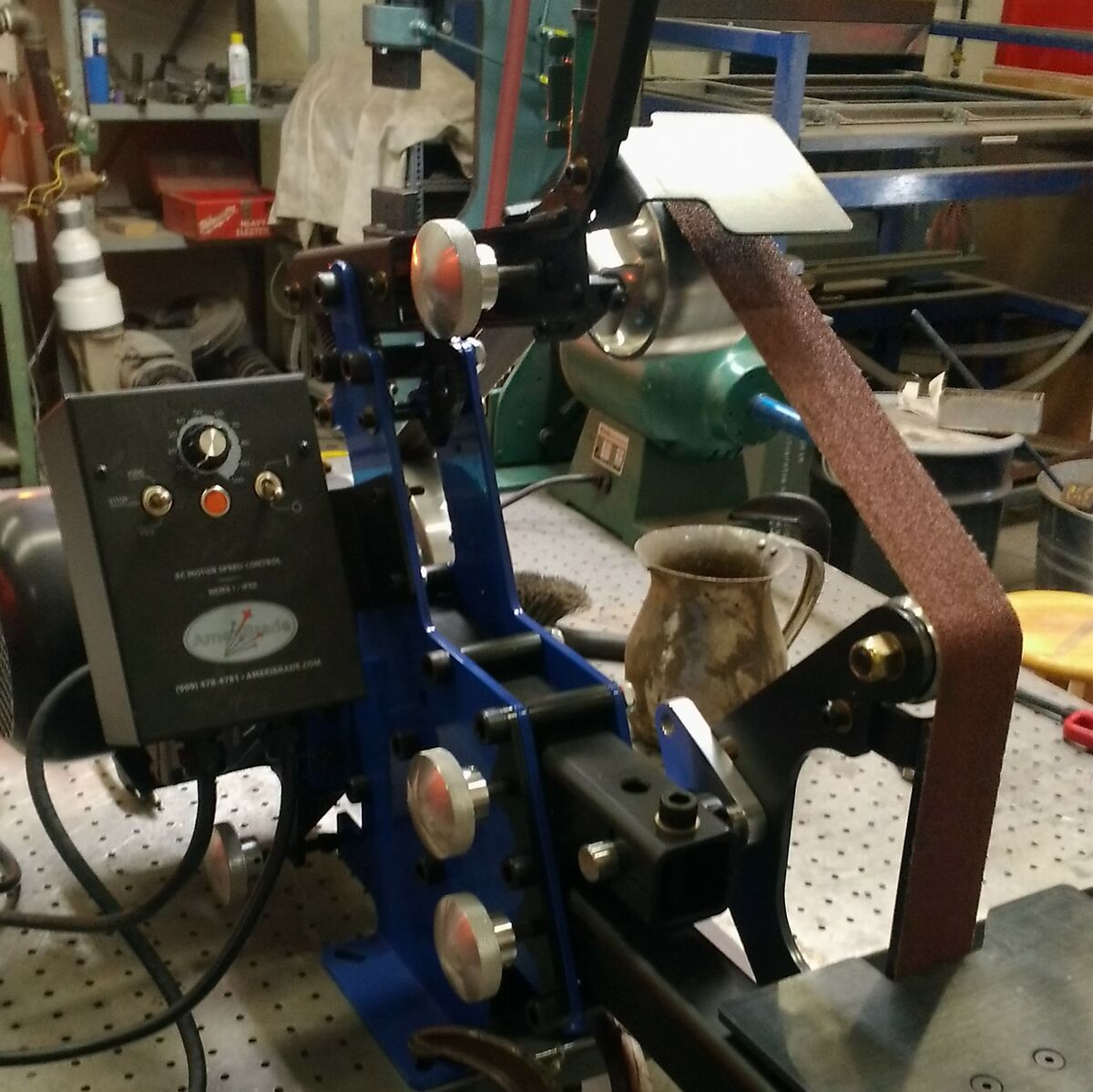 AmeriBrade Fastback 2x72 Belt Grinder - Pumping Station One
