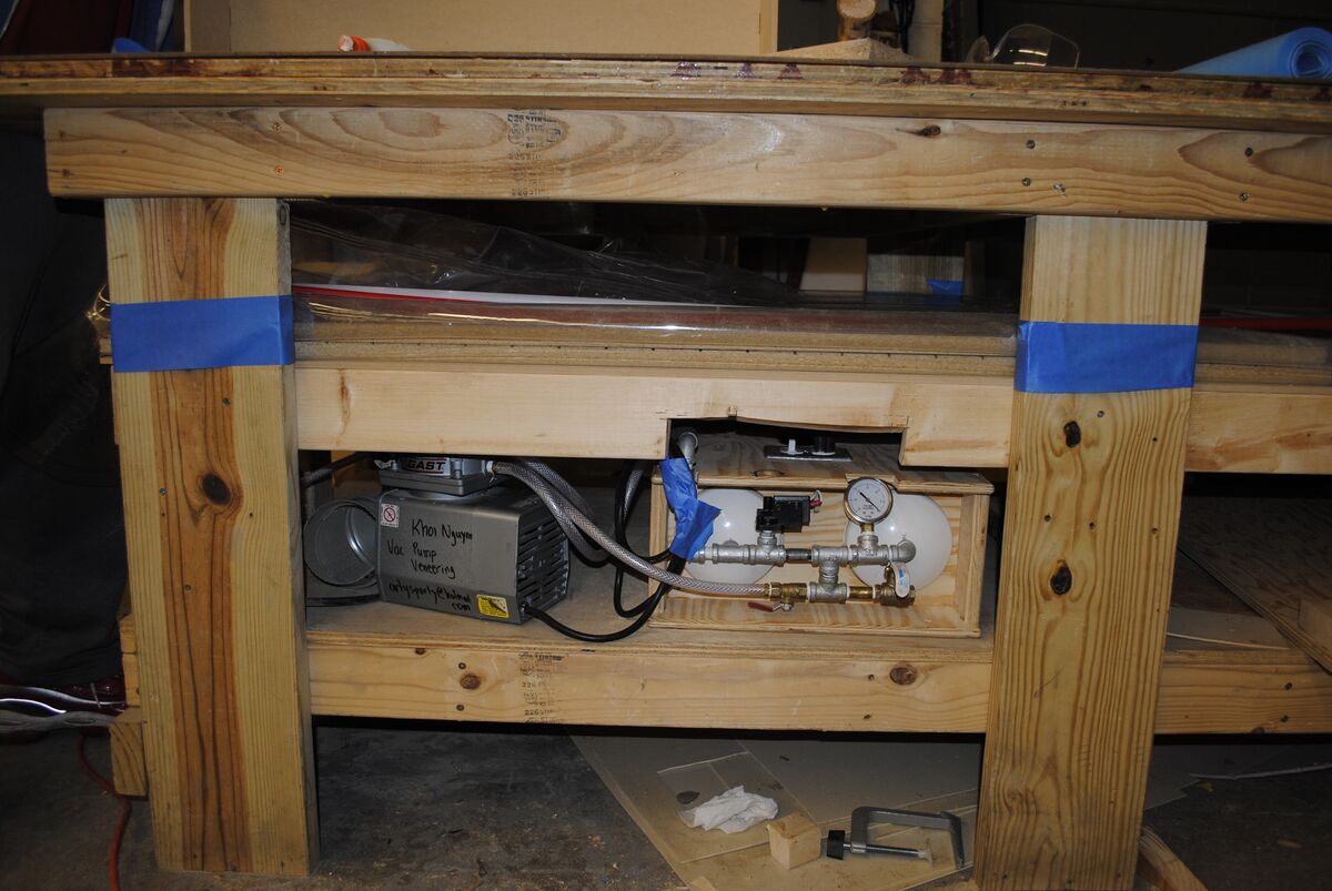 Vacuum table - Pumping Station One