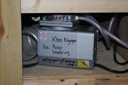 Vacuum table - Pumping Station One